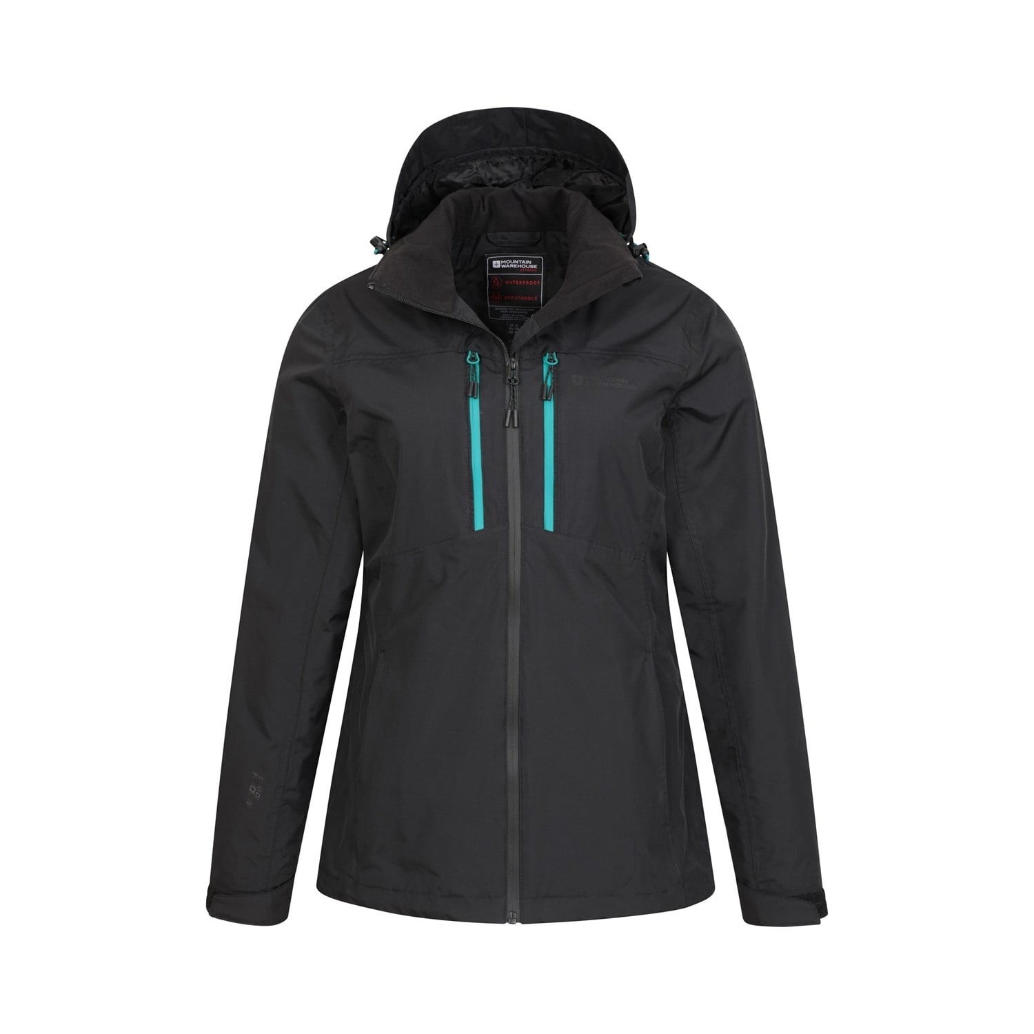Mountain Warehouse Womens Rainforest II Extreme Waterproof Jacket ...