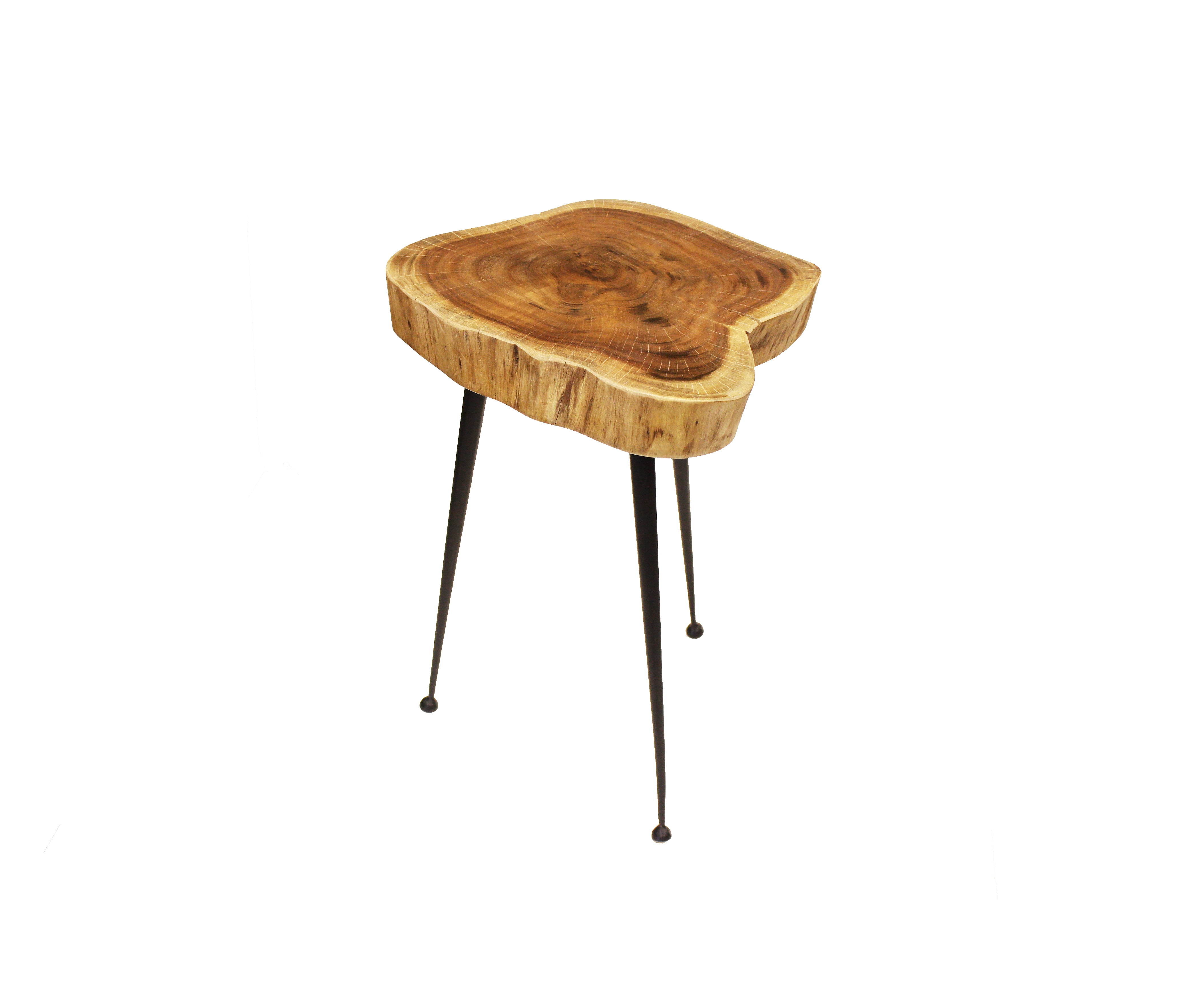 Mountain Woods Live Edge Stool/Side Table Made With Hand Selected ...