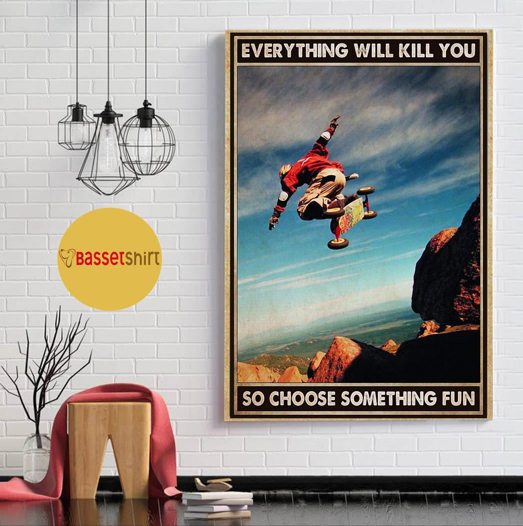 Mountainboarding choose somthing fun vertical poster 11 x 17 Inch ...