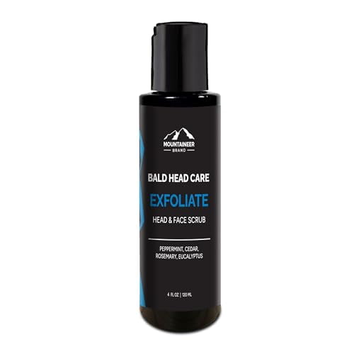 Mountaineer Brand Bald Head Care For Men | Exfoliate Head/Face Scrub ...
