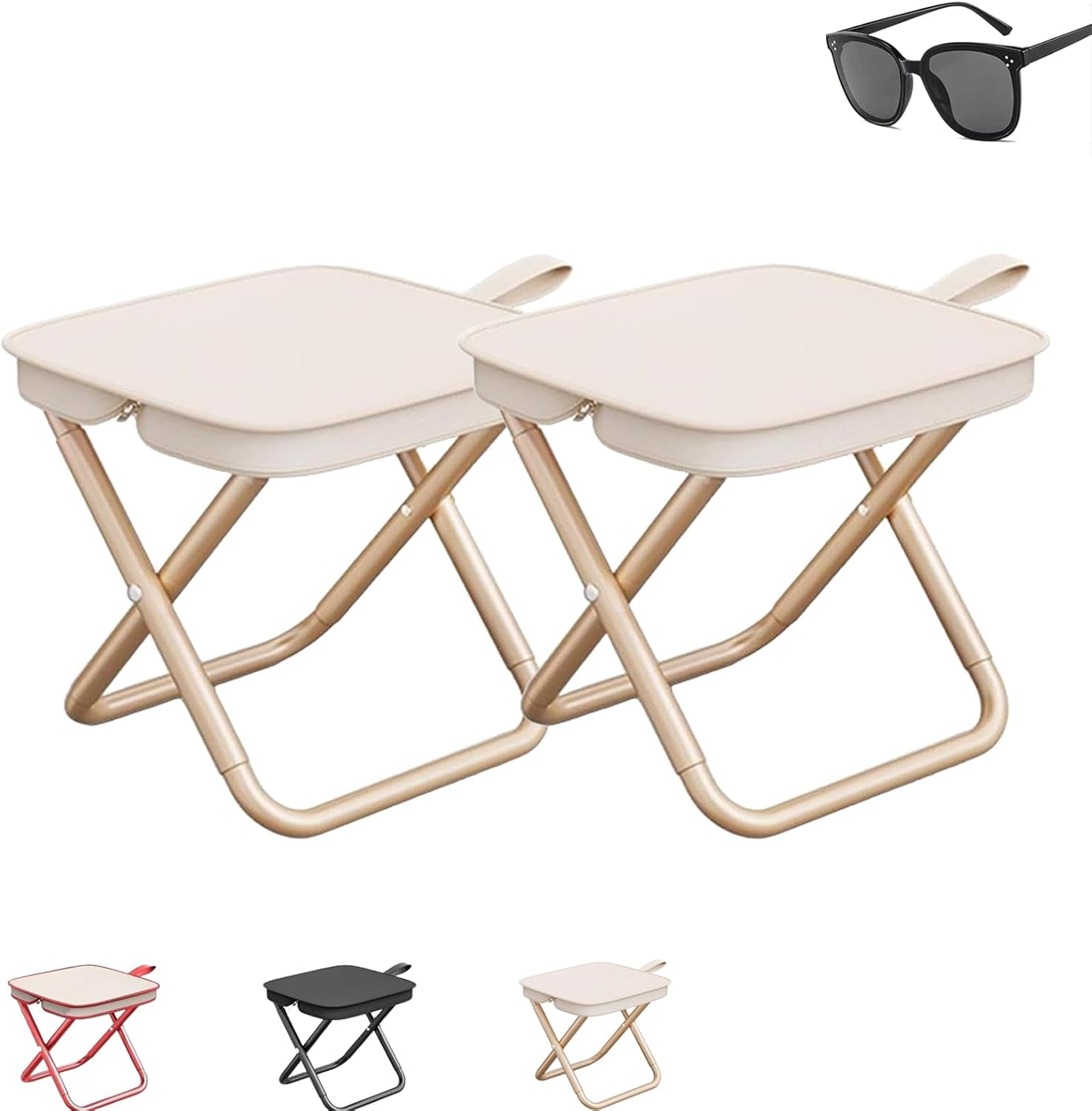 Mountaineering and Hiking Portable Stool,1.5Lbs Ultra Light Foldable ...