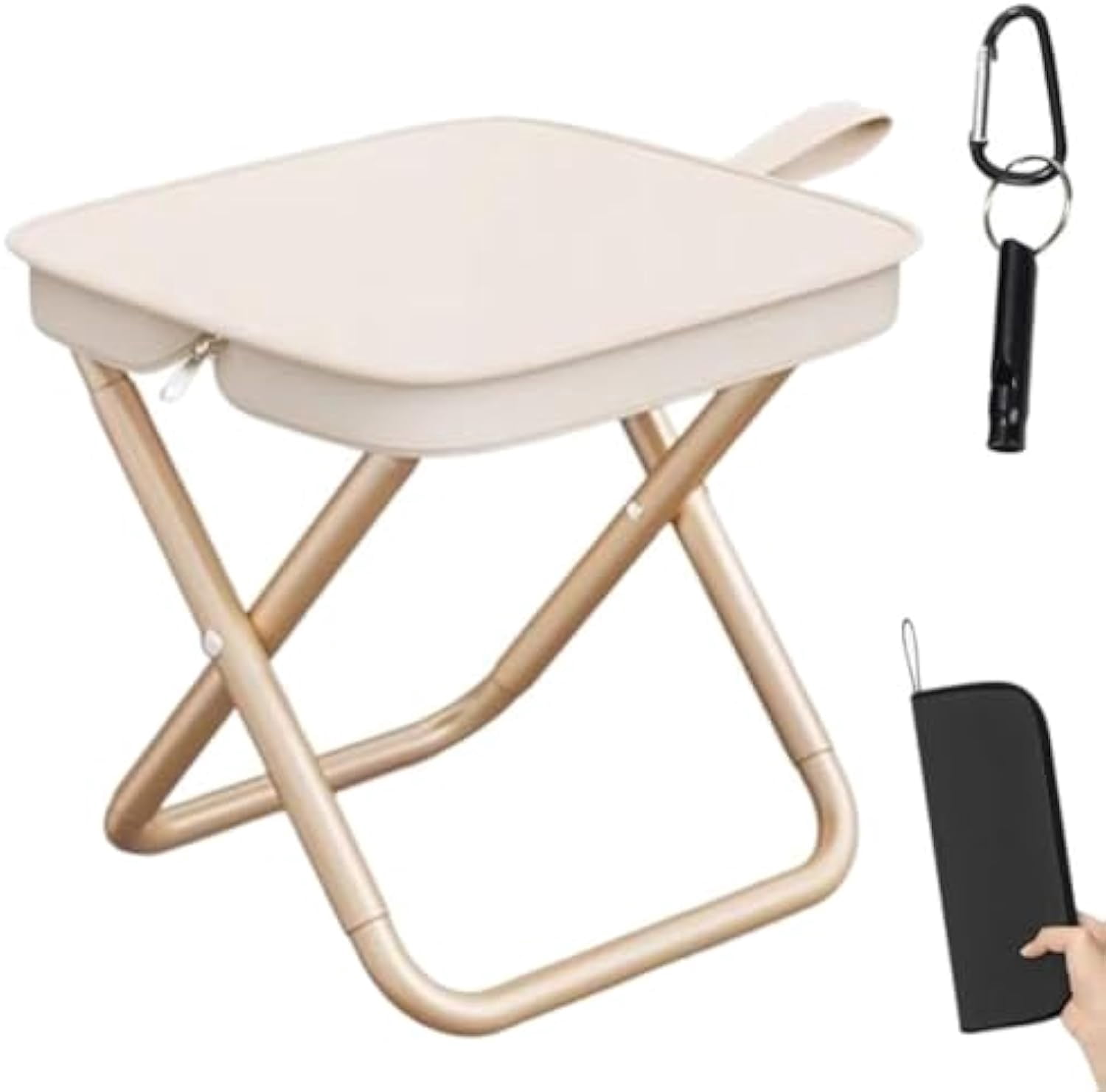 Mountaineering and Hiking Portable Stool, Ultralight Folding Camping ...