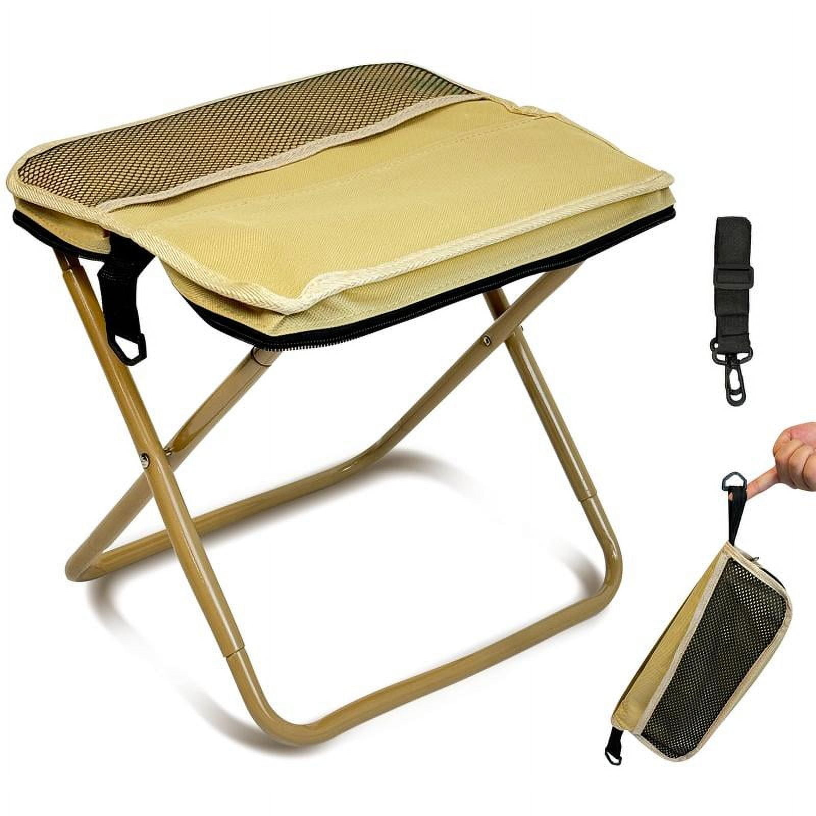 Mountaineering and Hiking portable Stool, 1.5 lbs ultra light, foldable ...