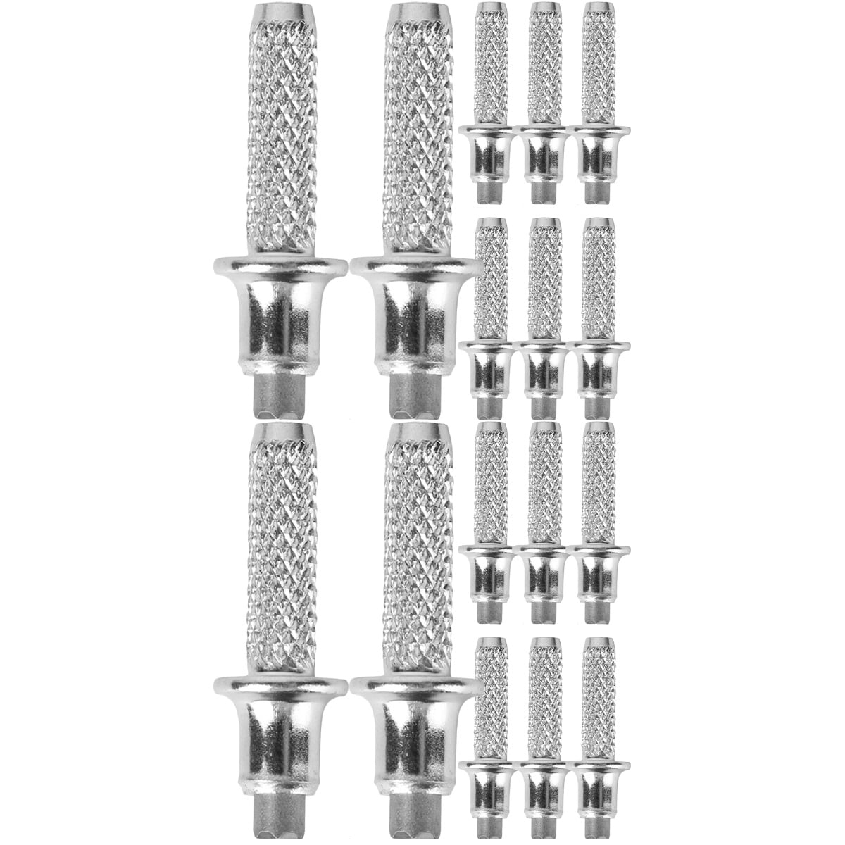 Eease 16 pcs Cane Tip Tungsten Steel Hiking Trekking Pole Tip Walking ...