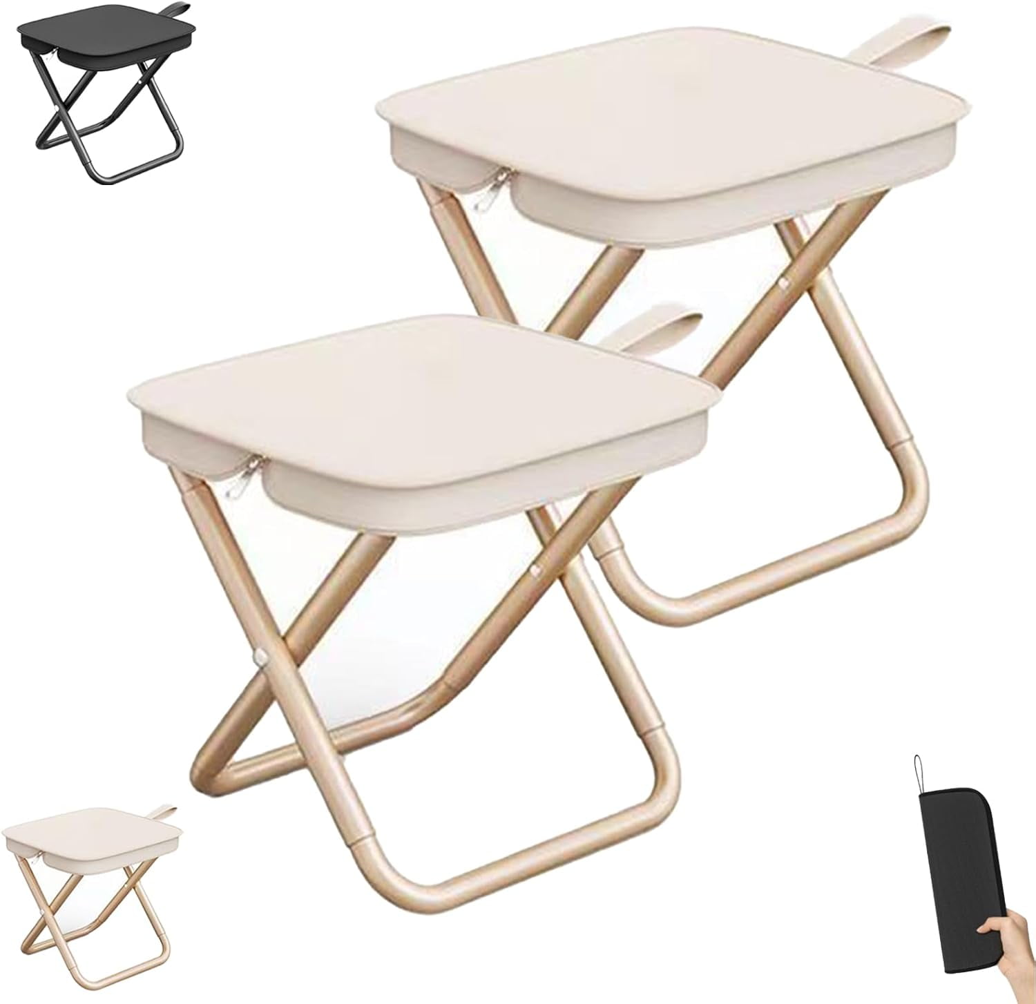 Mountaineering and Hiking Portable Stool, Ultra-Lightweight Collapsible ...