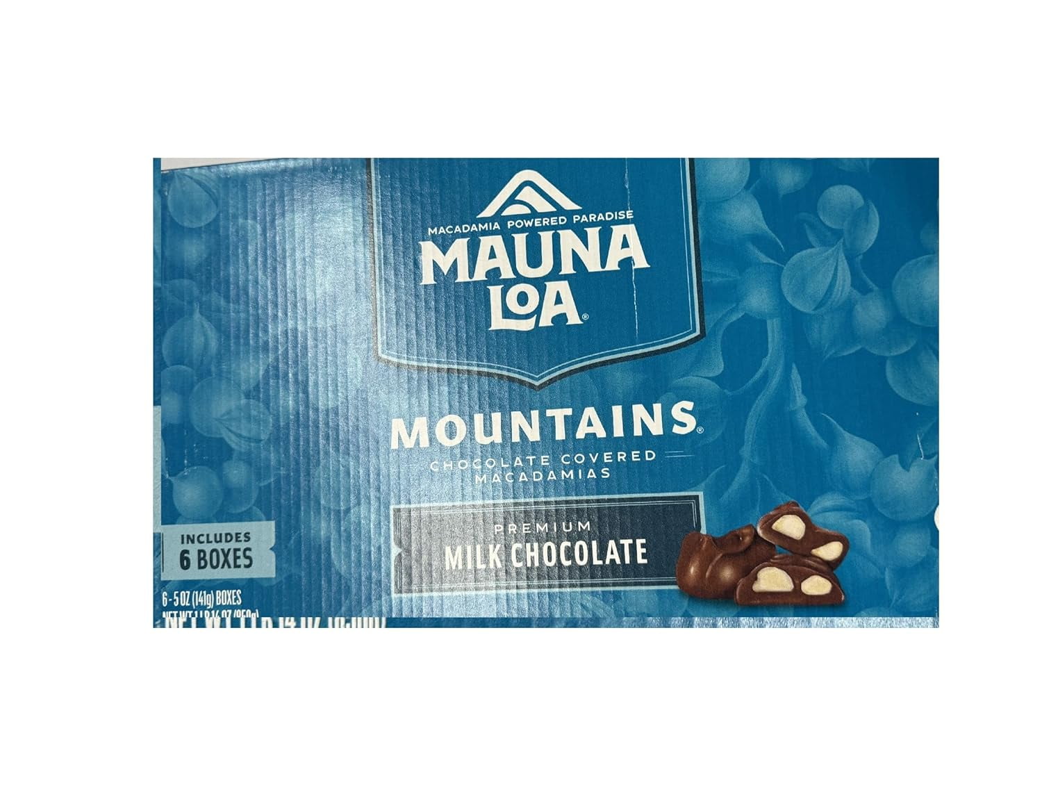 Mountains, Chocolate Covered Macadamia Nuts in Milk Chocolate (6 ...