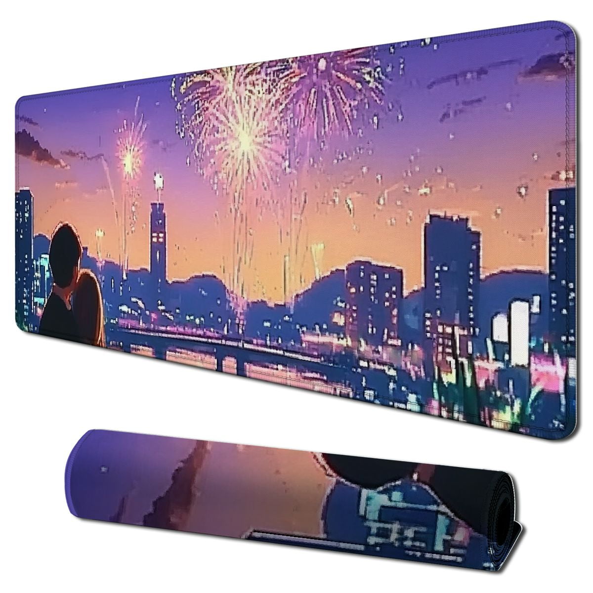 Mountains Desktop Mouse Pad Large,Sunset Desk Pad,Lake Mouse Pad for ...