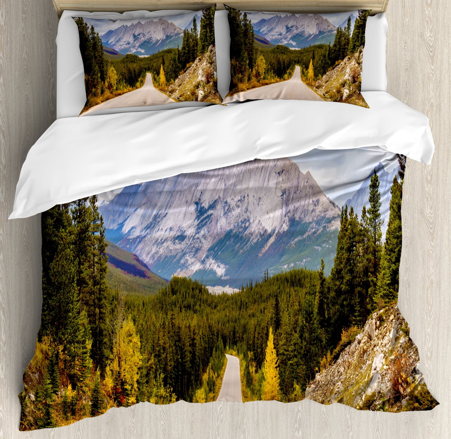 Mountains Duvet Cover Set Queen Size, Colin Hills Range Seen from ...