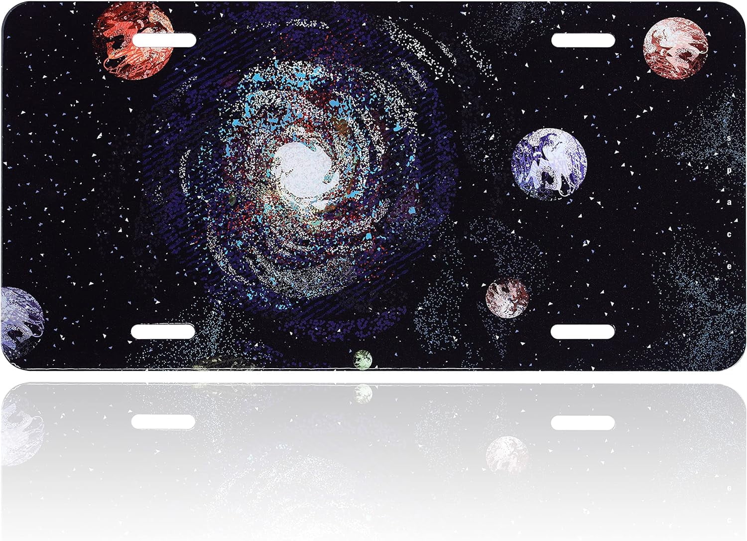 Mountains License Plate Cover Black White Mountain License Plate Funny ...