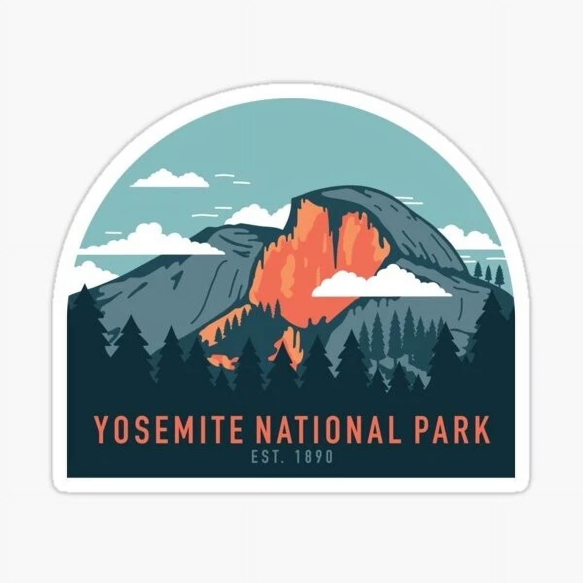 Mountains National California Yosemite Park Travel Nature Sticker Phone ...