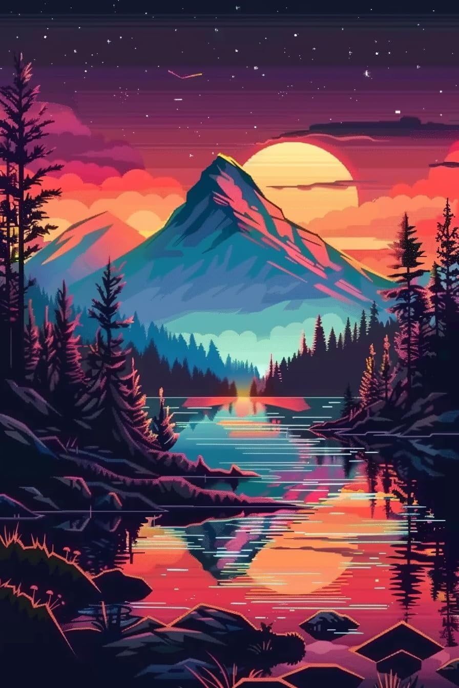 Mountains, Rivers, and Streams 500 Piece Jigsaw Puzzle Suitable for All ...