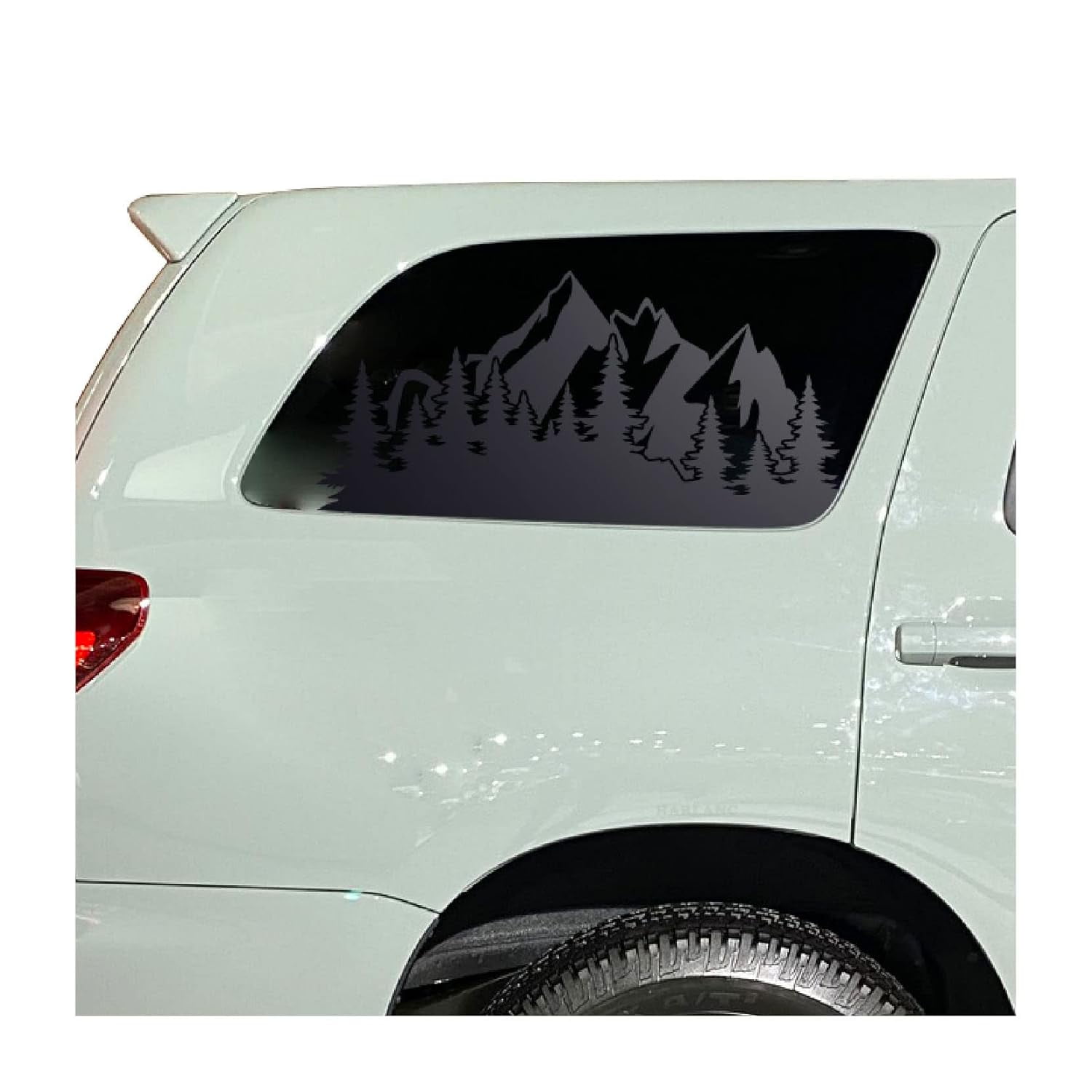Mountains and Pines Decals for Toyota Sequoia (2008-2022) in Matte ...