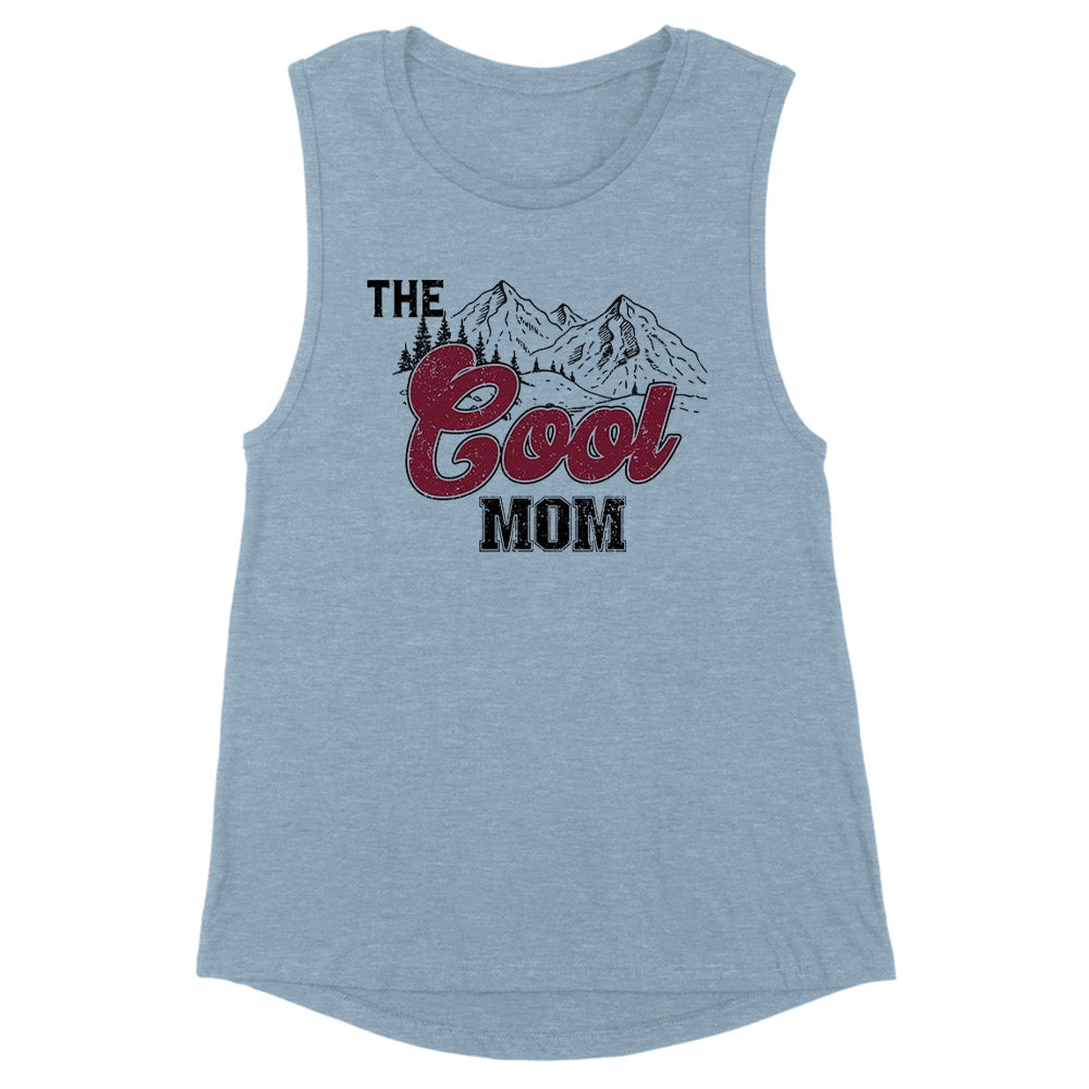 Mountains the Cool Mom Women's Muscle Tank 2X-Large Stonewash Denim ...