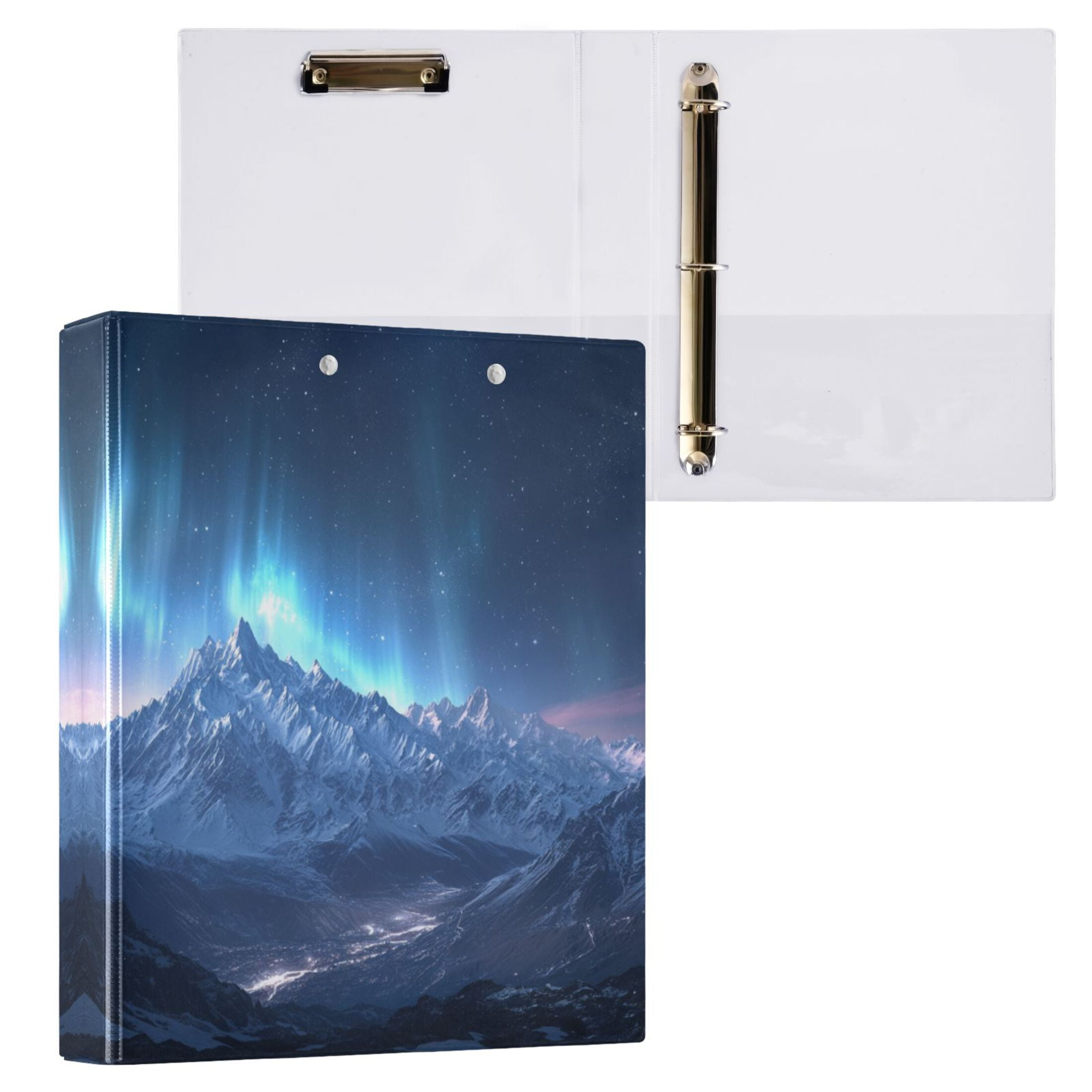 Mountains under The Stars 3 Ring Hardcover Binders 1.5in Round Rings ...