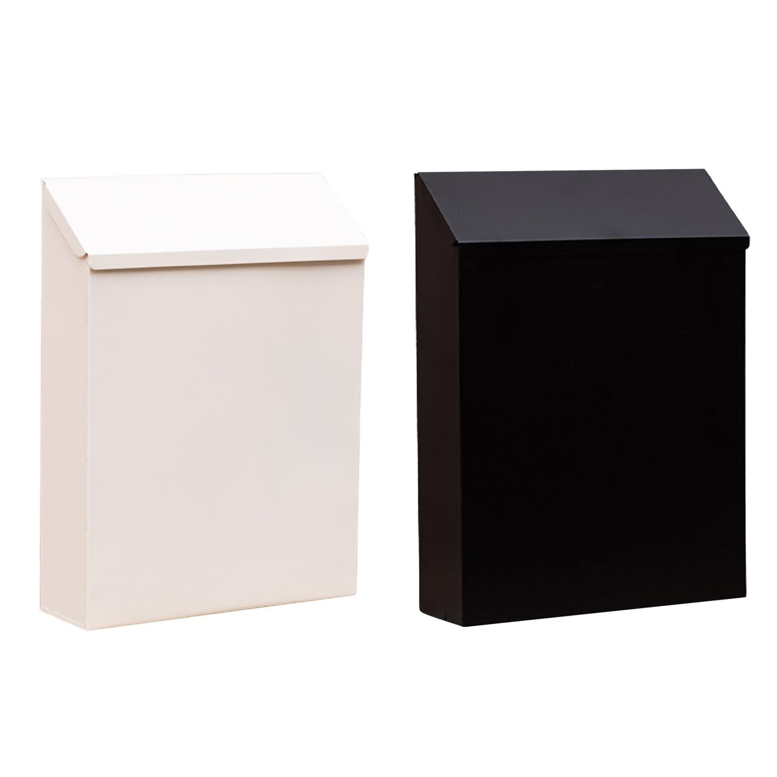 Mounted Mailbox Decorative Letter Box Modern Drop Box with Lock for ...