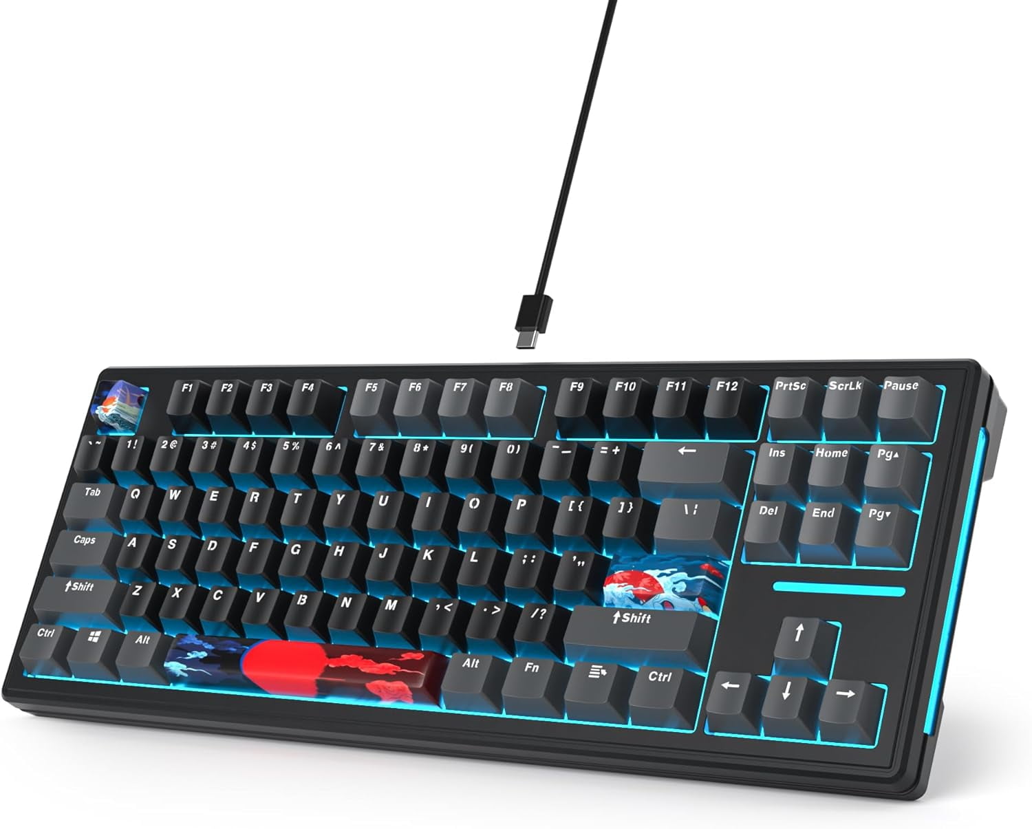 Mounted】The linear keyboardis designed with the most advanced Gasket ...