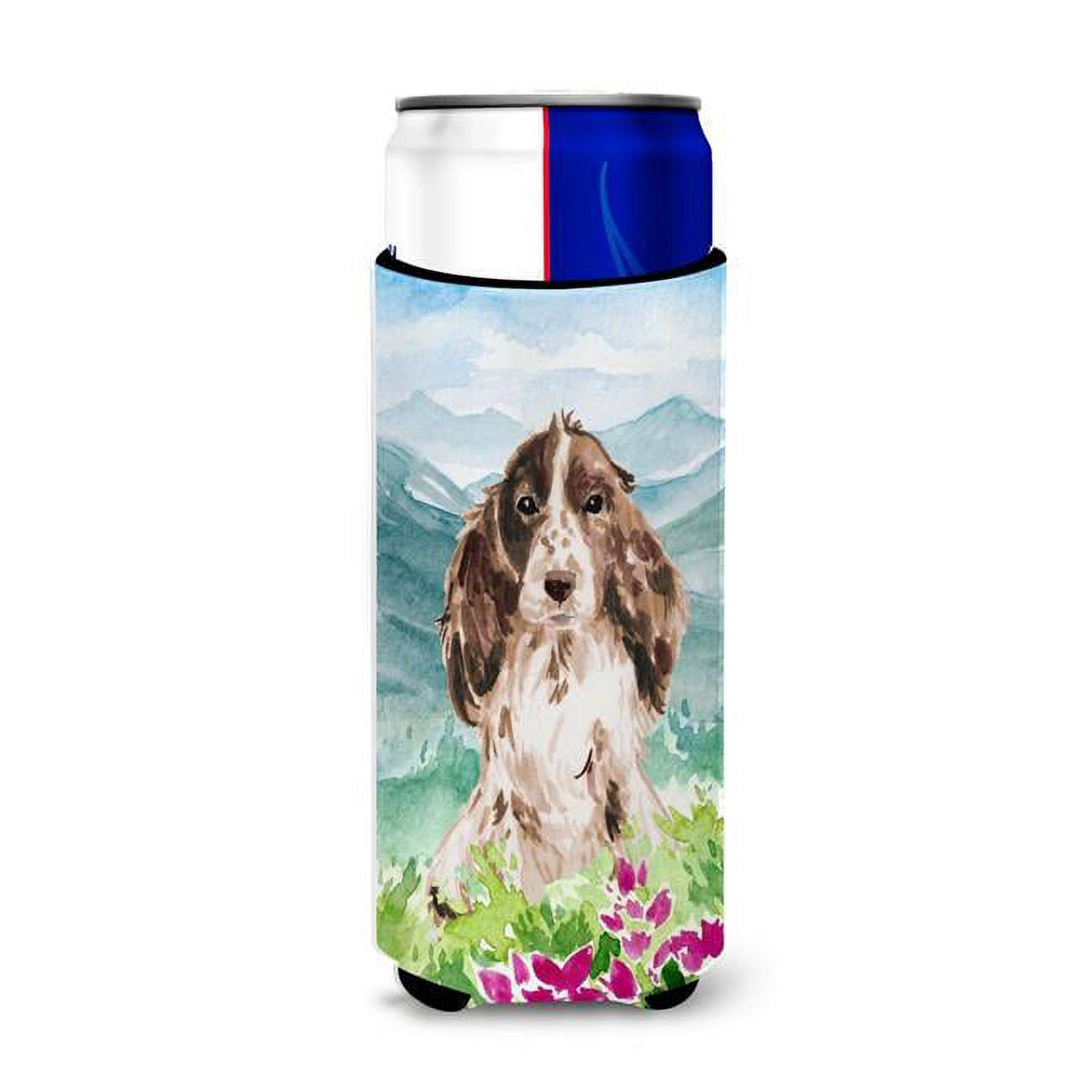 Mountian Flowers Chocolate Parti Cocker Spaniel Michelob Ultra Hugger ...
