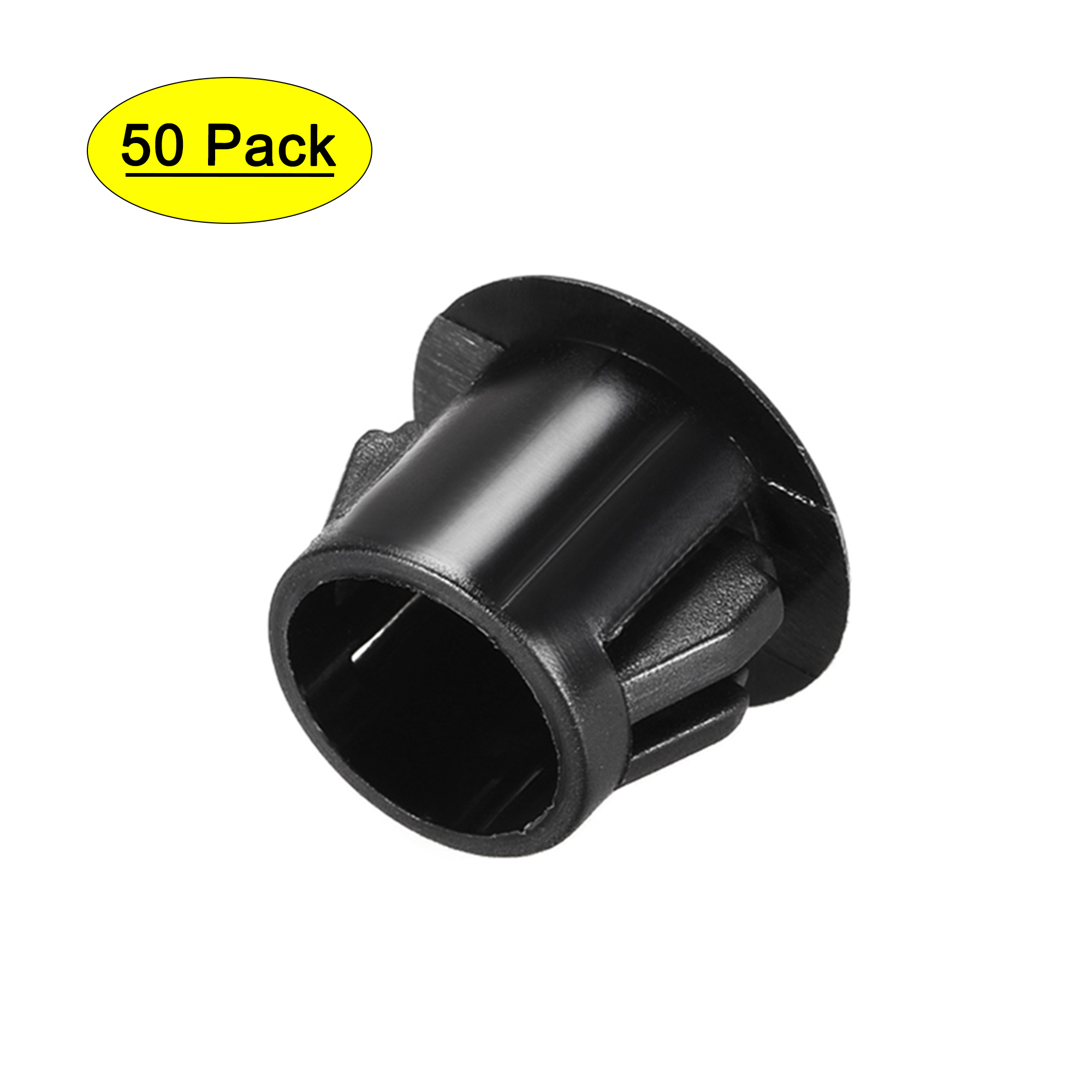 Mounting 10mm x 11mm Black Nylon Round Snap Panel Locking Hole Plug ...