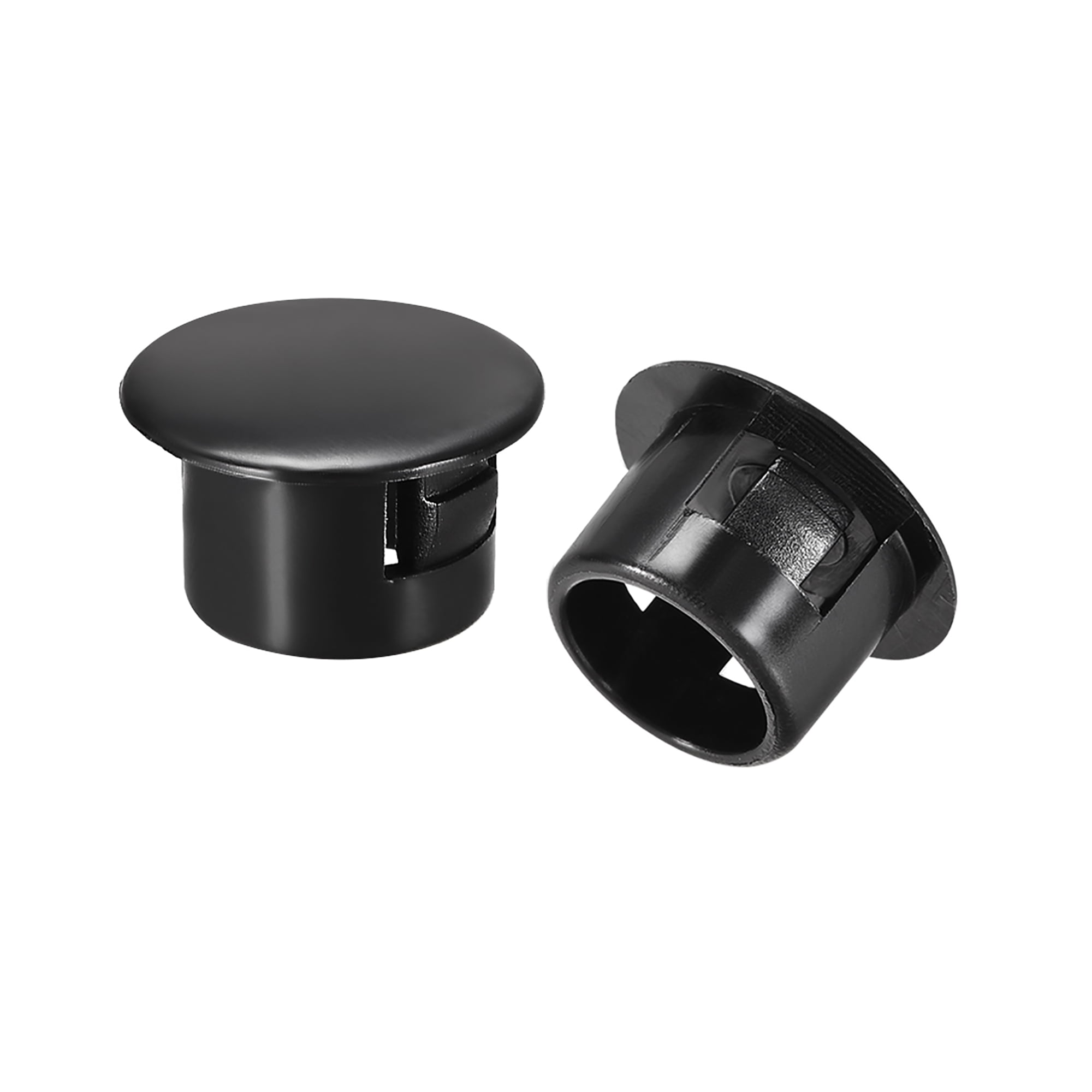 Mounting 13mm x 11mm Black Nylon Round Snap Panel Locking Hole Plug ...