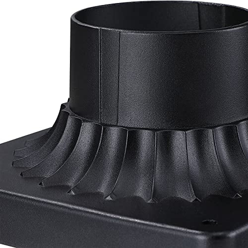 Mounting Bases for Outdoor Post Light 2 Pack - Cast Aluminum Pier Mount ...
