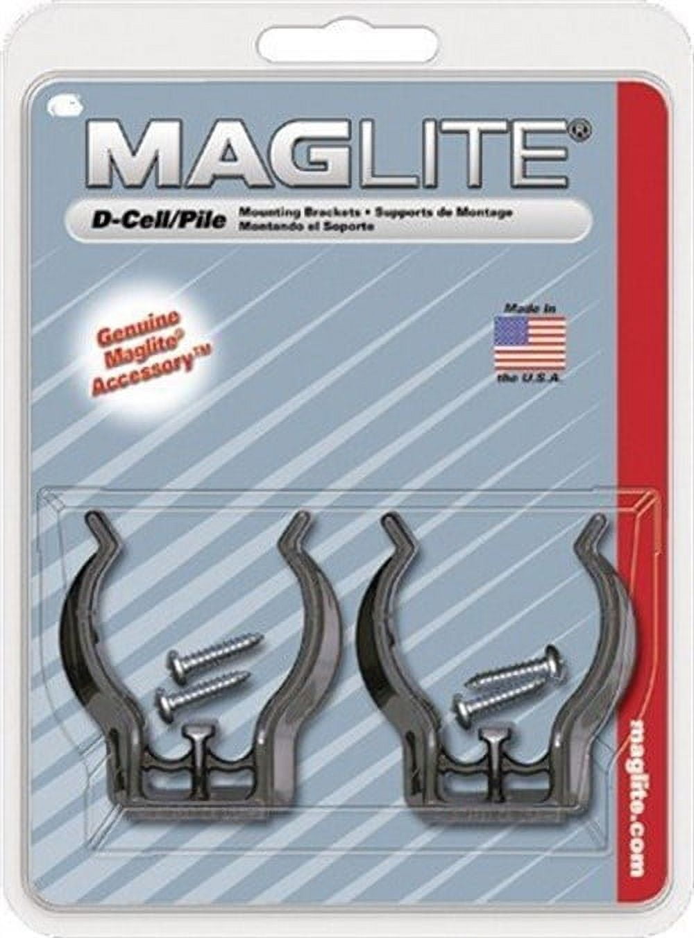 Mounting Bracket, for Use with D-Cell Flashlights - Walmart.com