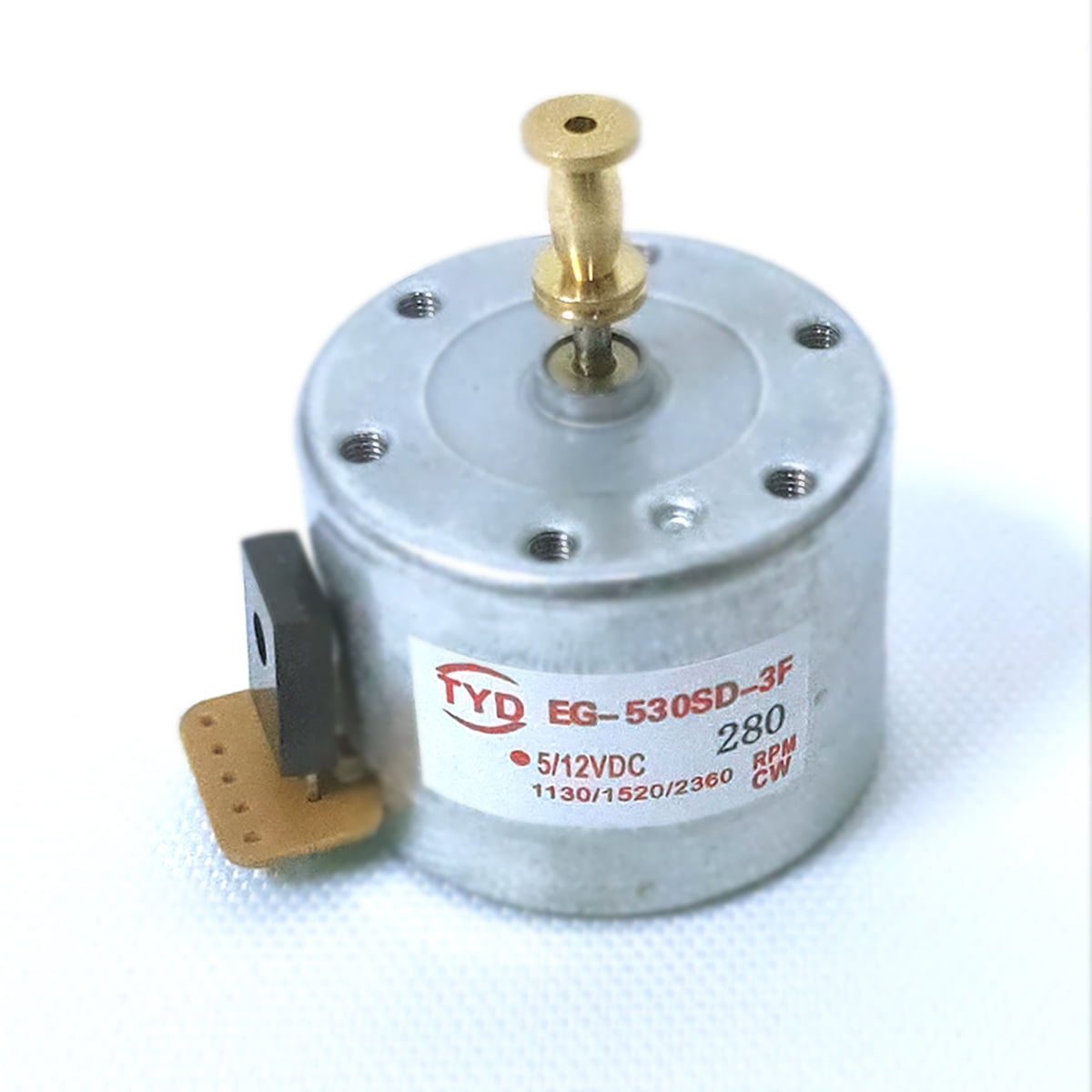 Mounting Holes DC5-12V Turntables Motor 33/45,78RPM For 3-speed ...
