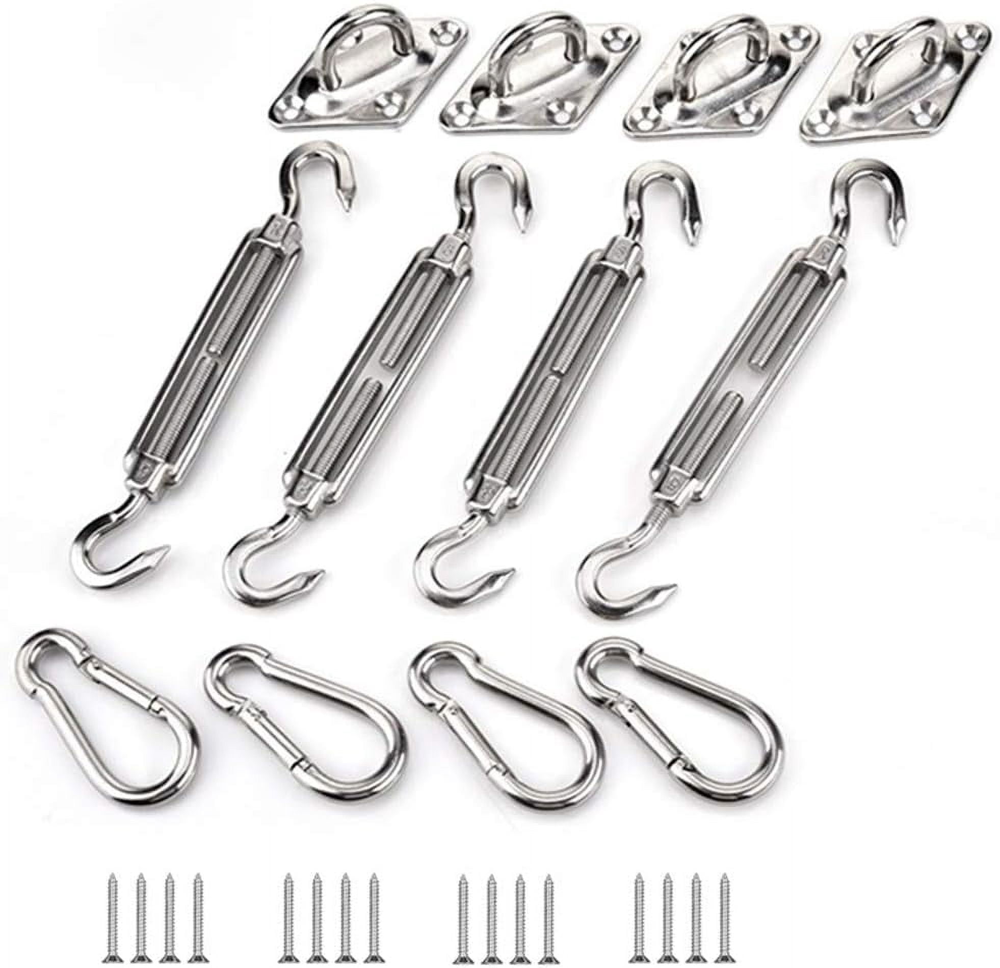 Mounting Kit for Shade Sail, Stainless Steel Outdoor Hardware, Flexible ...