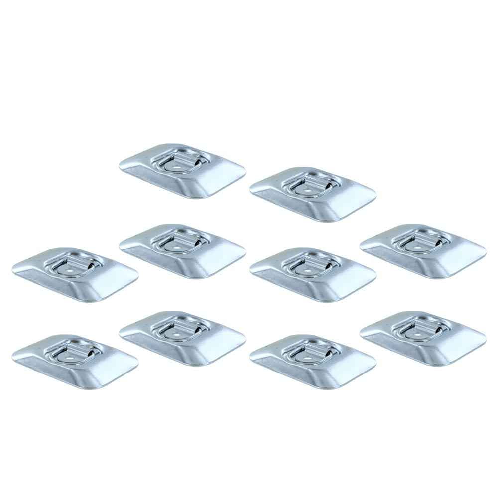 Mounting Ring Flush Mount Zinc 2,500 Lbs - 10 Pack - Walmart.com