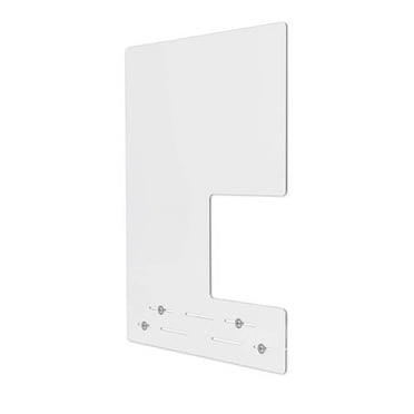 Mounting Safety Barrier With Full Shield, 23.75" X 31.75", Acrylic ...