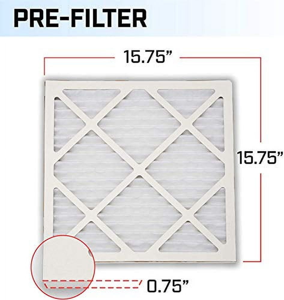 Mounto 10-Pack Pre-Filter Replacements for HEPA 500 Air Scrubber ...