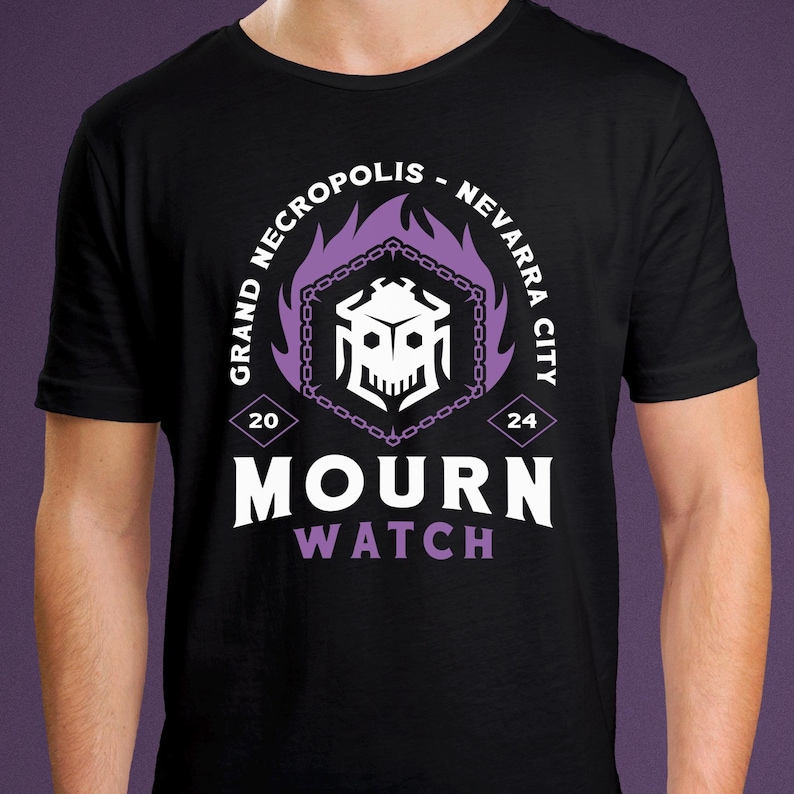 Mourn Watch Emblem T-Shirt Drragon Age Veilguard Video Gaming Tee ...