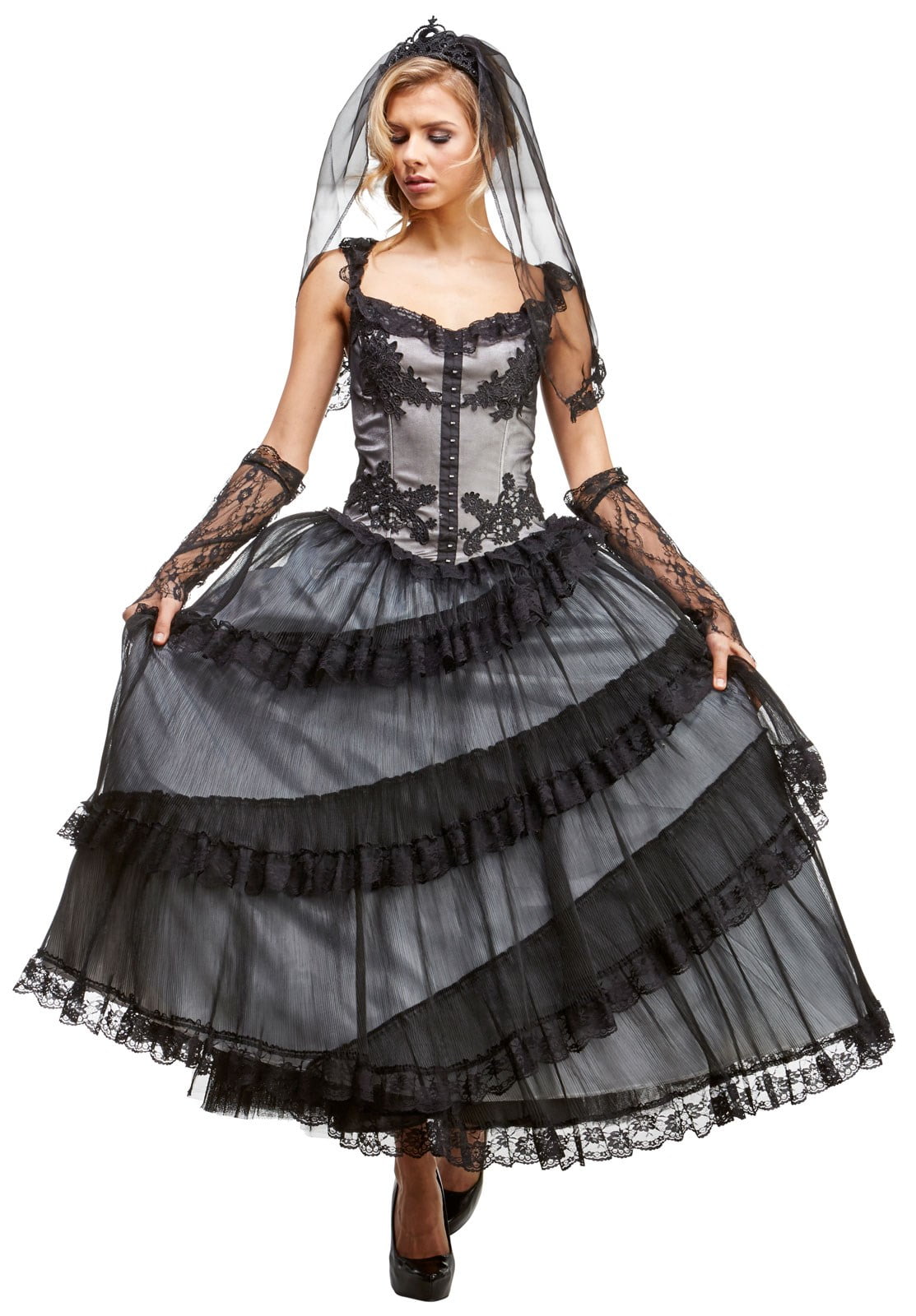 Mourning Bride Adult Costume - Walmart.com