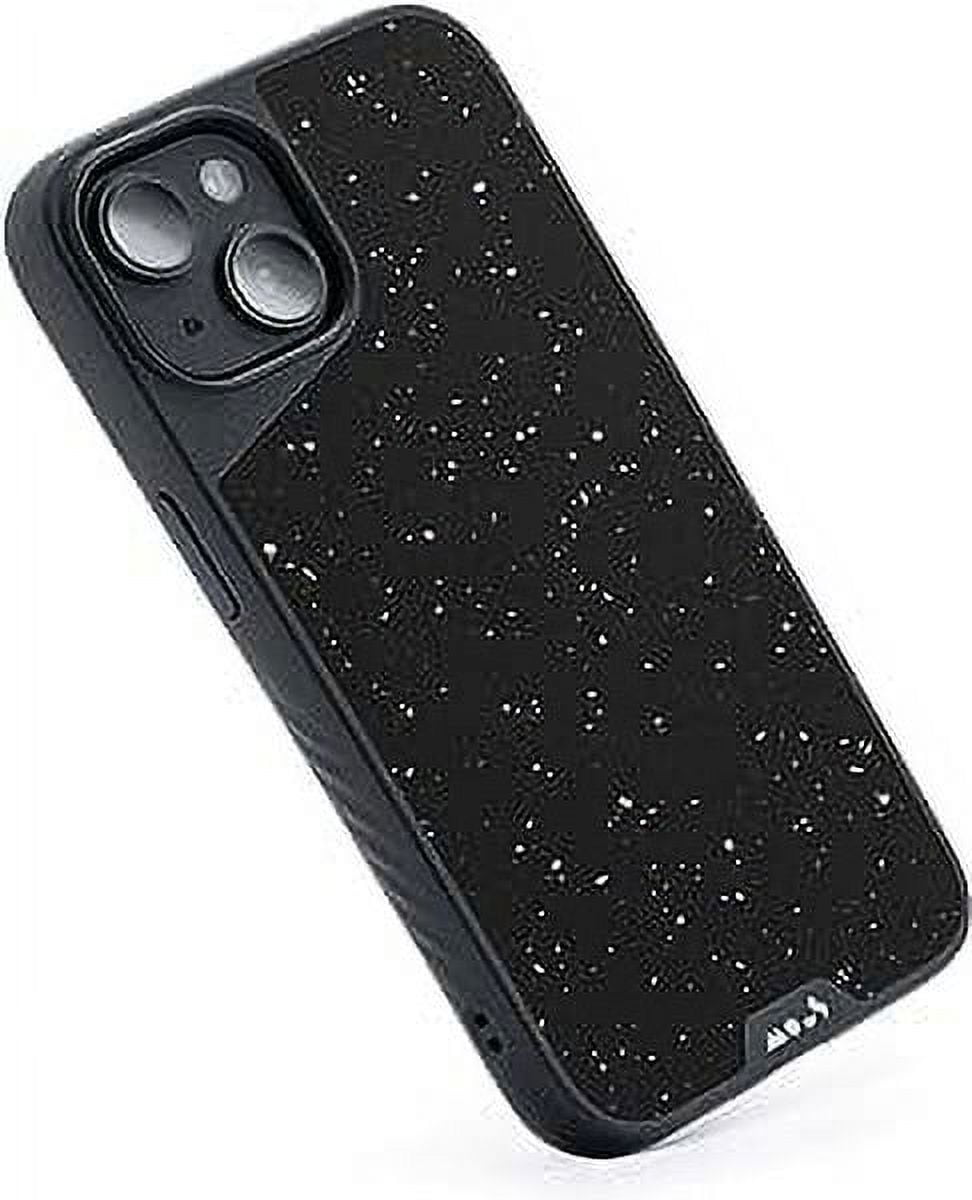 Mous - Case for iPhone 14 Plus - Speckled Black Fabric - Limitless 5.0 - Protective iPhone 14 ...