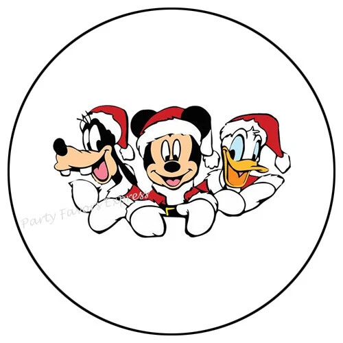 Mouse And Friends Christmas Stickers Party Favors Phone Decal Water ...