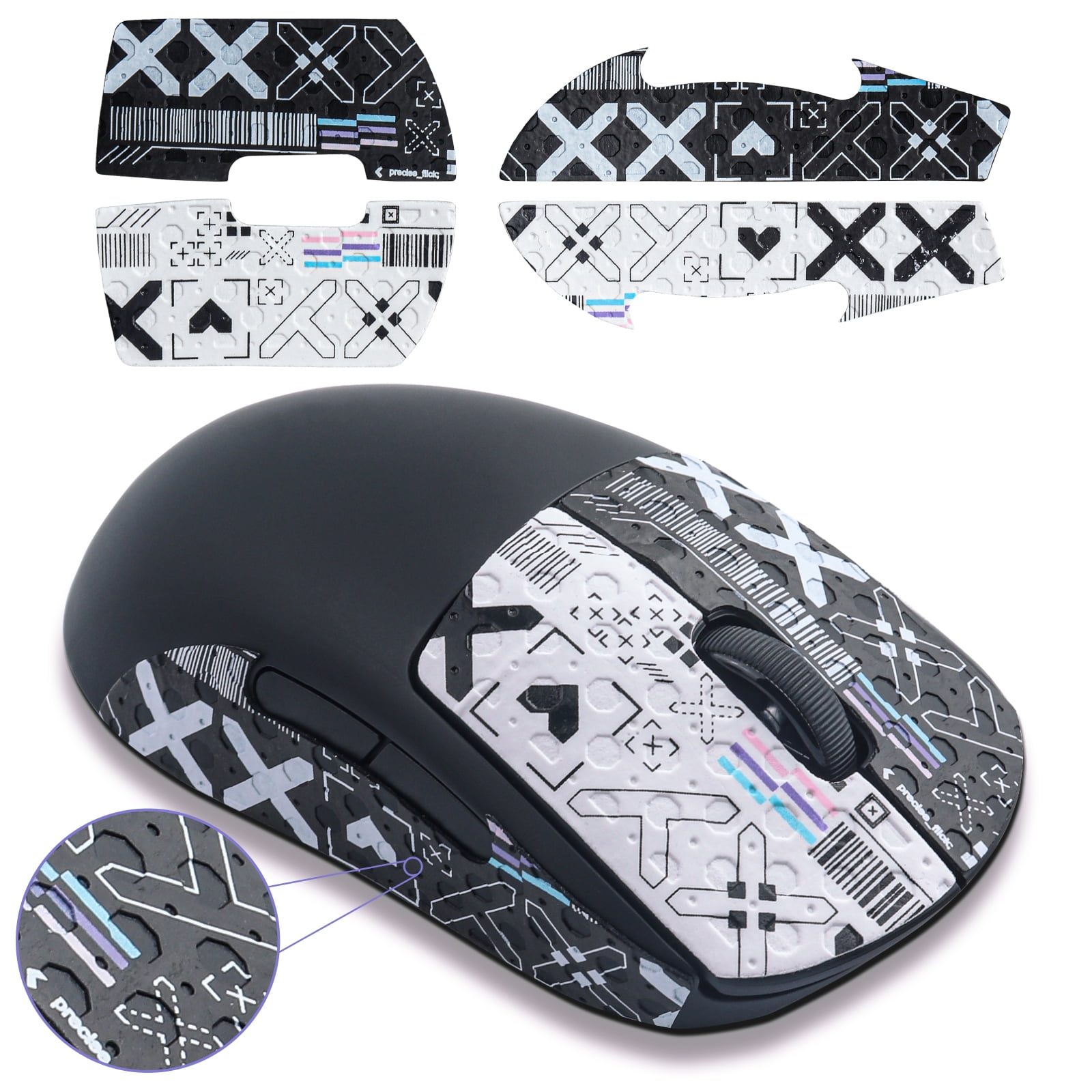 Mouse Anti-Slip Grip Tape fit for Logitech G Pro Wireless Gaming Mouse ...