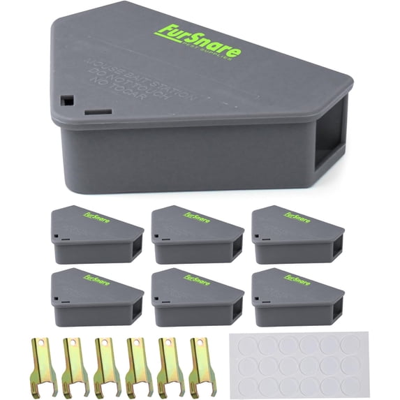 Mouse Bait Station for Outdoor & Indoor with Keys - Mice Traps for ...