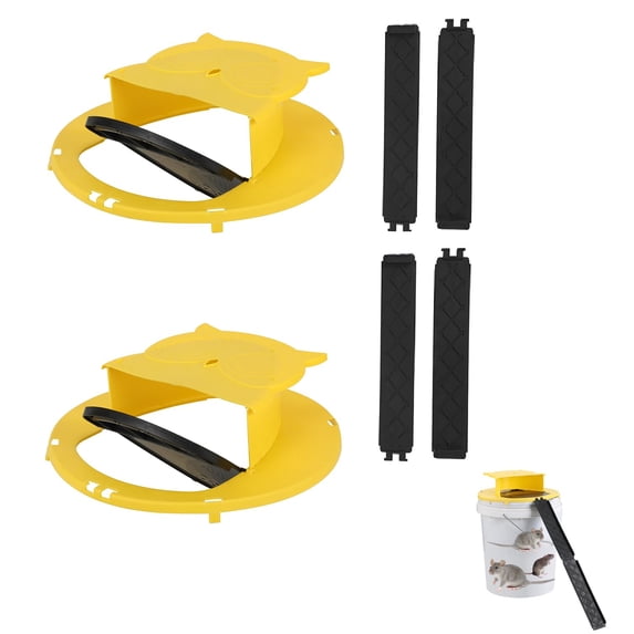 Mouse Bucket Trap, Auto-Reset Bucket Lid Mouse Trap, 5-Gallon ...