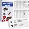 Mouse & Bugs Roach Spider Insect Traps, 38 Pack Glue Traps for Mice Ant ...