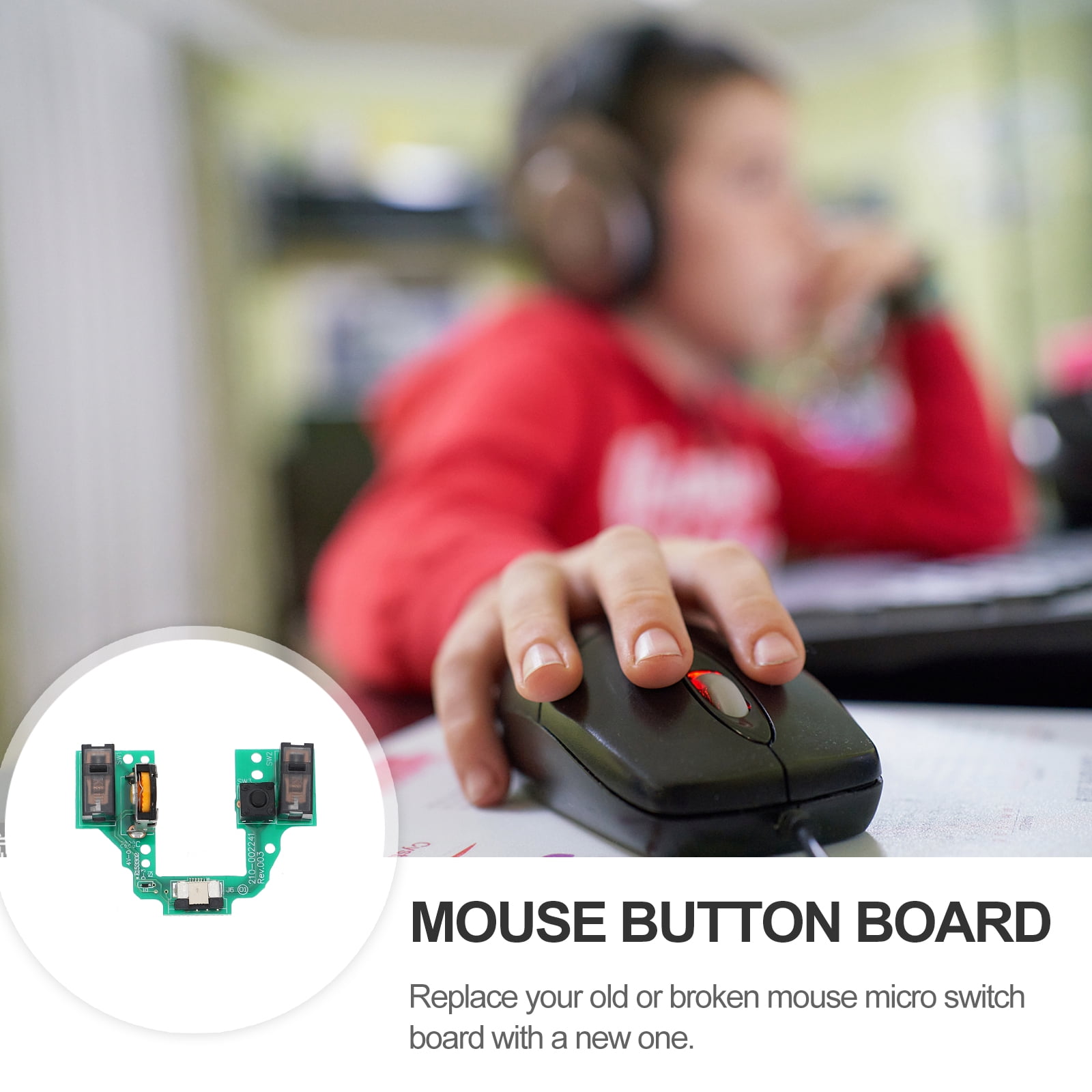 Mouse Button Board Compatible for G PRO X Gaming Mouse Micro Board ...