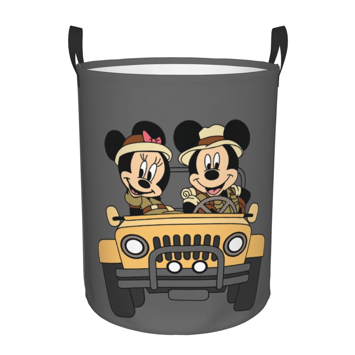 Mouse Cartoon Laundry Basket Foldable Clothes Hamper for Baby Kids Toys ...