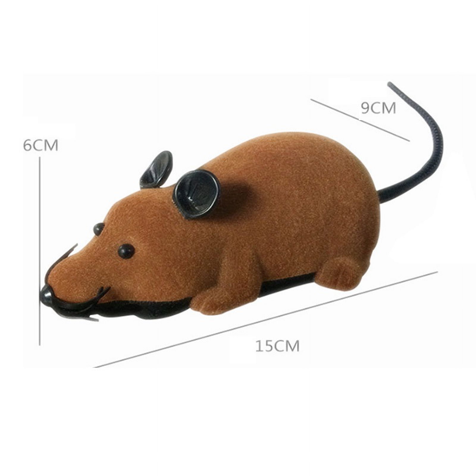 Mouse Cat Toy Wireless Remote Control Pet Toys Interactive Plush Mouse ...