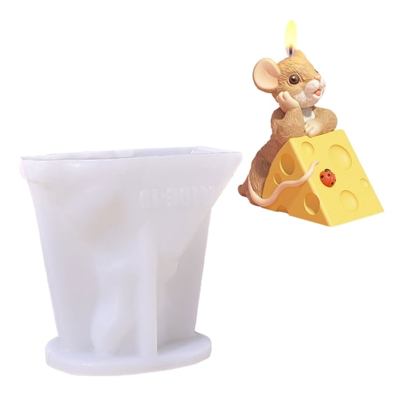 Mouse Cheese Silicone Candle Molds for Epoxy Resin Making Candle Soap ...