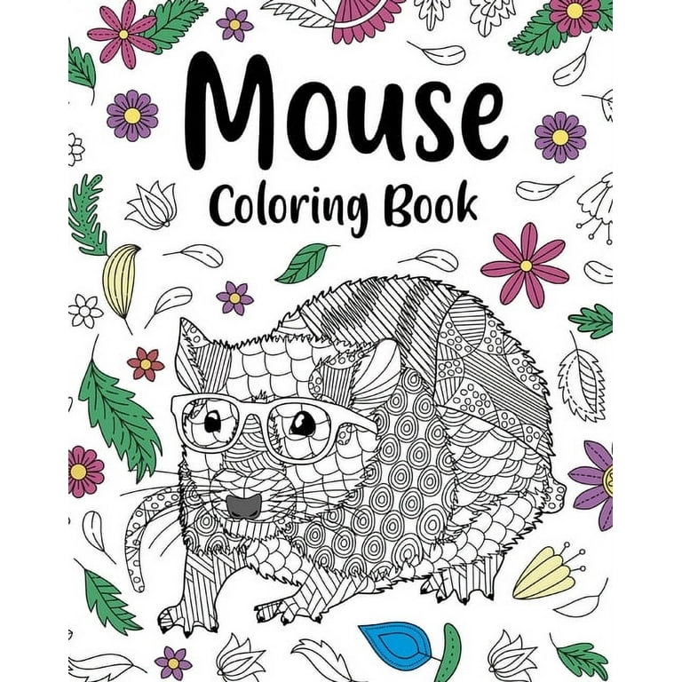 coloring book mouse