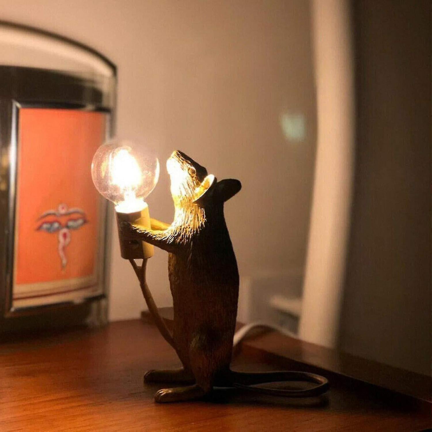 Mouse Desk Lamp Led Bedside Table Lamp Is Suitable For Home Bedroom Art ...