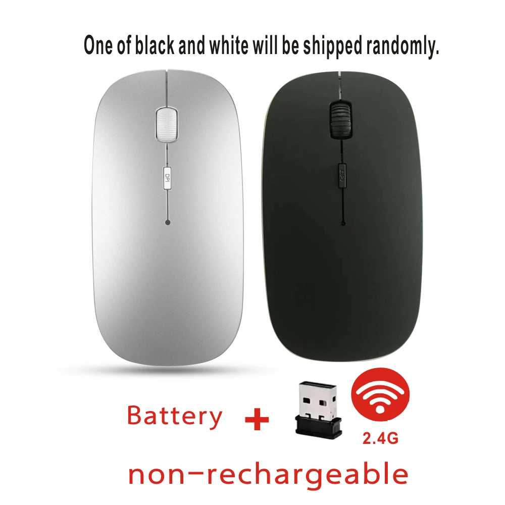 Mouse Dual Mode Bluetooth Wireless Rechargeable Silent Button ...