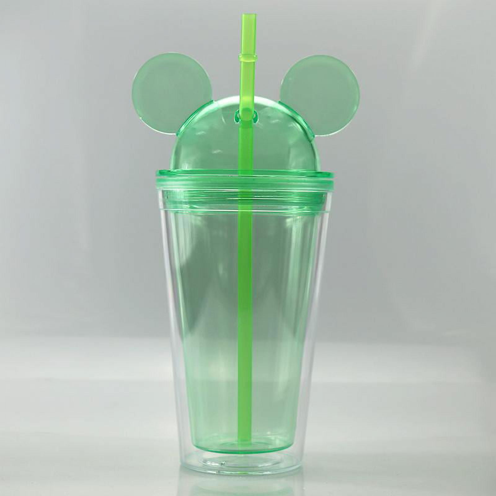 Mouse Ear Tumbler Water Bottle - Freefalling Design - Reuseable Plastic ...