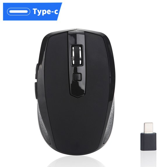 Mouse Ergonomic Mouse 2.4GHz USB Type C Receiver 800/1200/1600 ...
