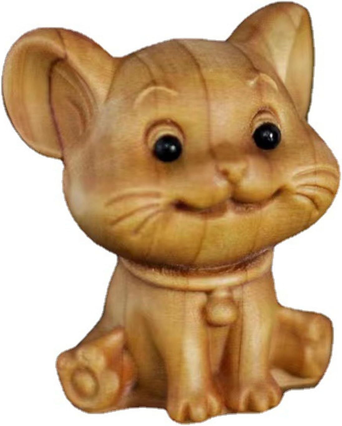 Mouse Figure, Wooden Statue Rat Statue Rat Ornament Wood Mouse ...