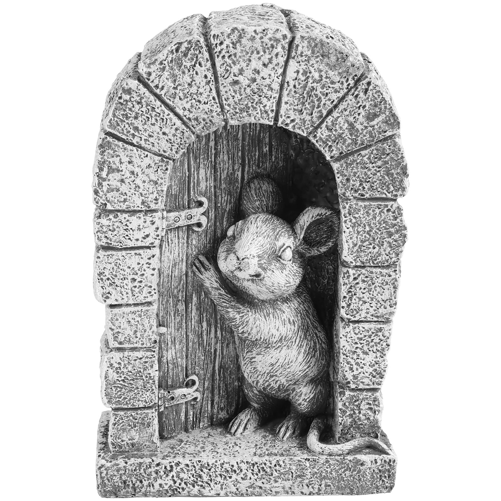 Mouse Garden Decor Resin Mouse Yard Statues Weather Proof Mouse ...