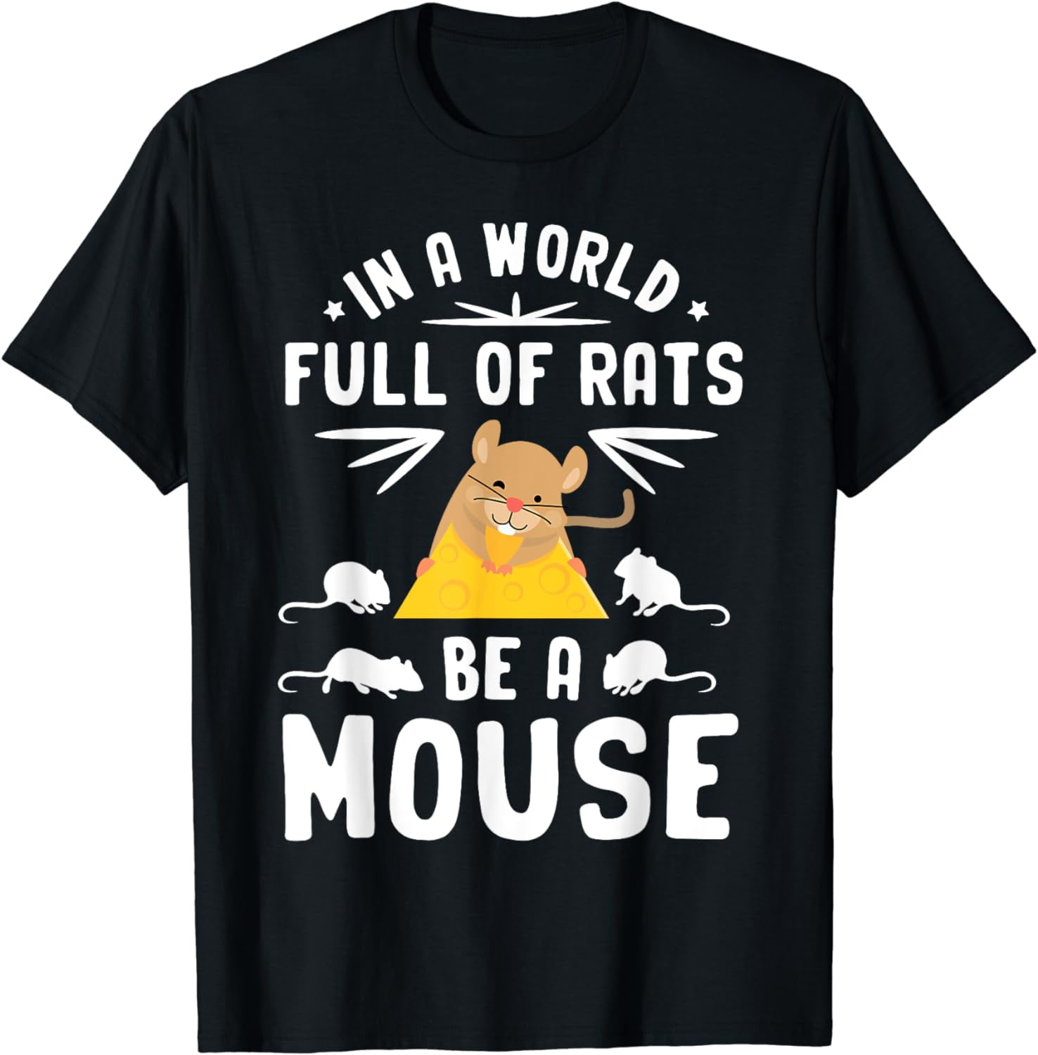 Mouse Gifts For Kids Mouse Lovers Gerbil Maus Rodent Ratón T-Shirt ...